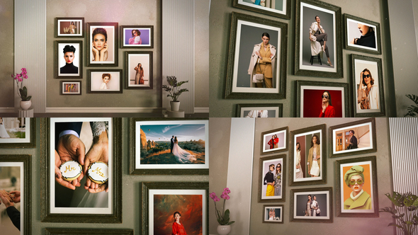 3D Photo Slideshow | Wall Gallery, After Effects Project Files | VideoHive
