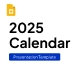 2025 Calendar and Agenda, Presentation Templates | GraphicRiver