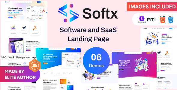 Softx - Software Landing Page by ThemeHt | ThemeForest