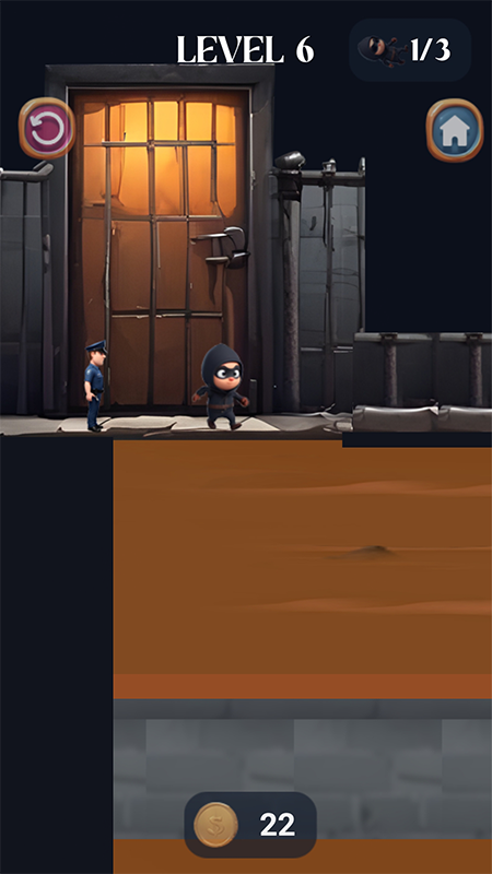 Smart Thief Escape Game - HTML5 Construct3 Game by Nova-Games-Studio