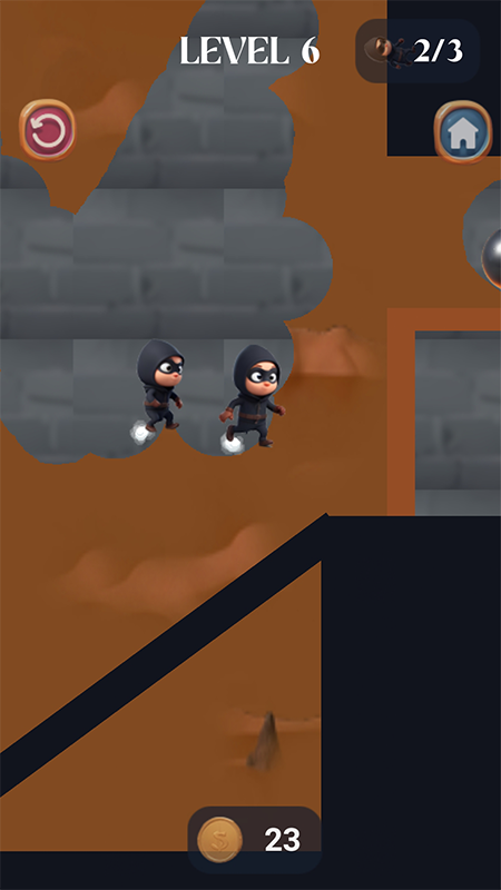 Smart Thief Escape Game - HTML5 Construct3 Game by Nova-Games-Studio