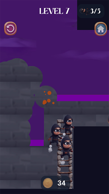 Smart Thief Escape Game - HTML5 Construct3 Game by Nova-Games-Studio