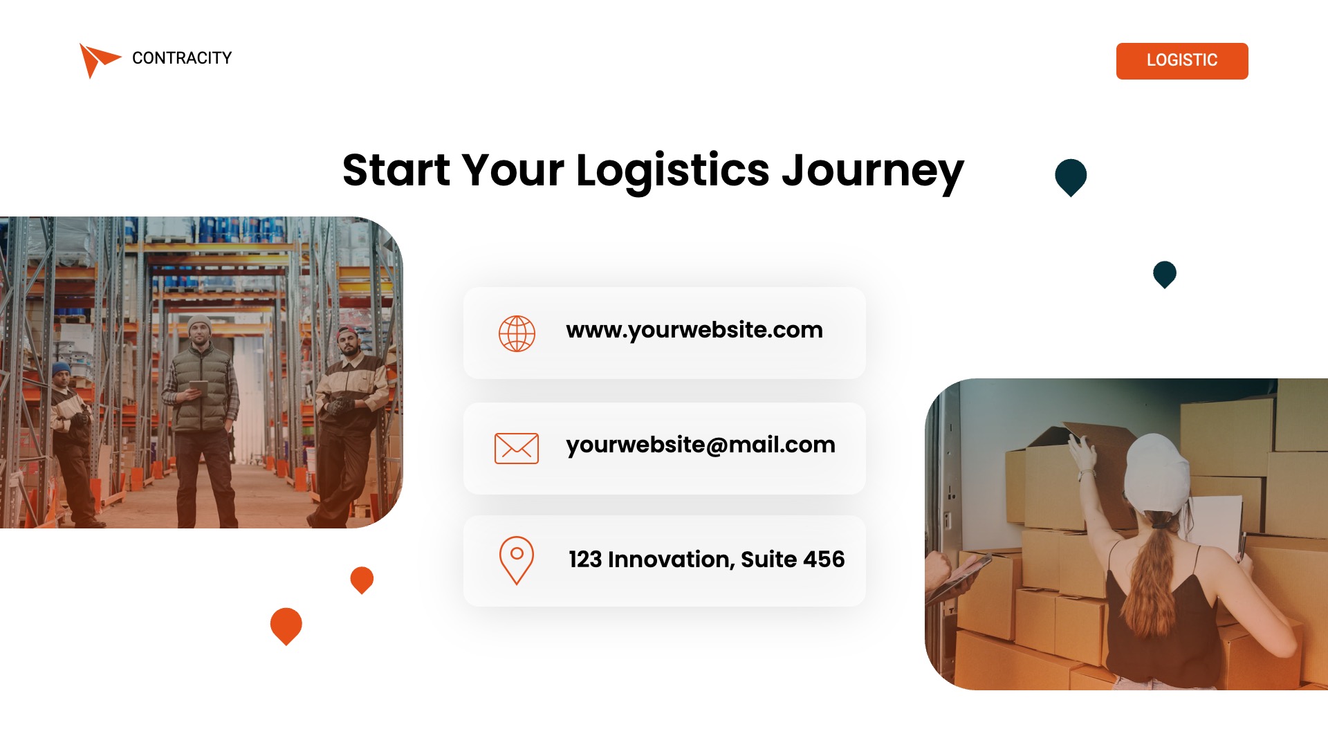 Logistic PowerPoint Template, Presentation Templates | GraphicRiver