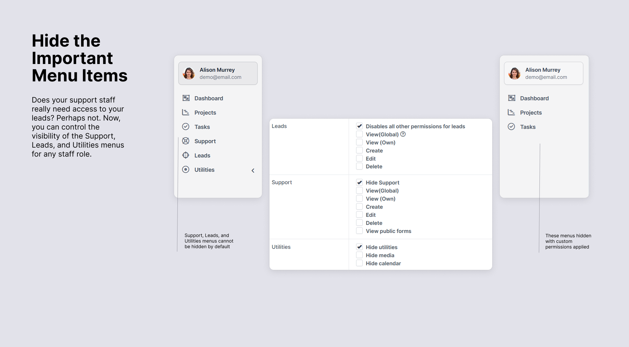 Advanced Permissions Management Module for Perfex CRM by zegapps ...