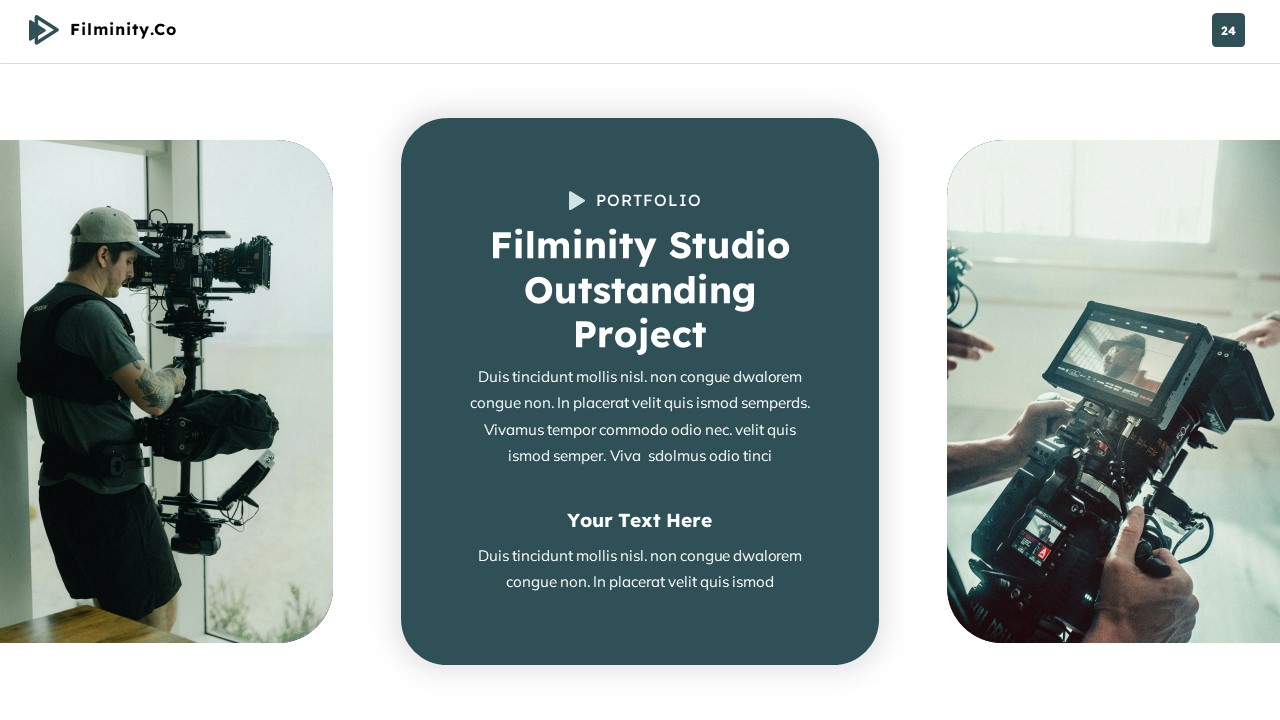 Filminity - Filmmaker & Movie Studio Keynote Template, Presentation ...