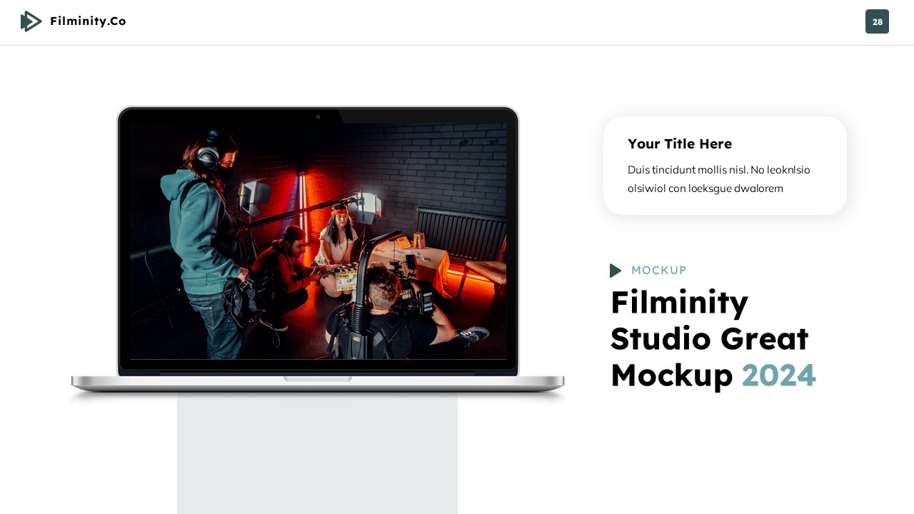 Filminity - Filmmaker & Movie Studio Keynote Template, Presentation ...