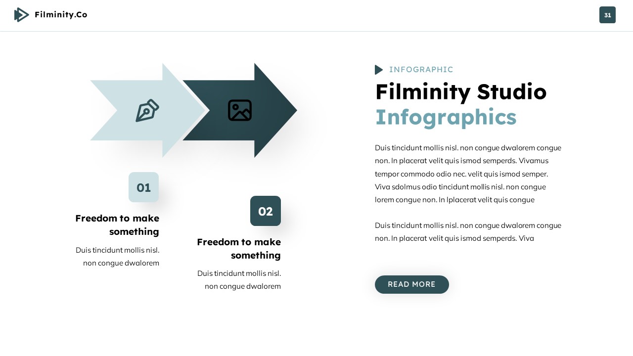 Filminity - Filmmaker & Movie Studio Keynote Template, Presentation ...