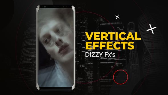 Vertical Dizzy Effects | After Effects, After Effects Project Files
