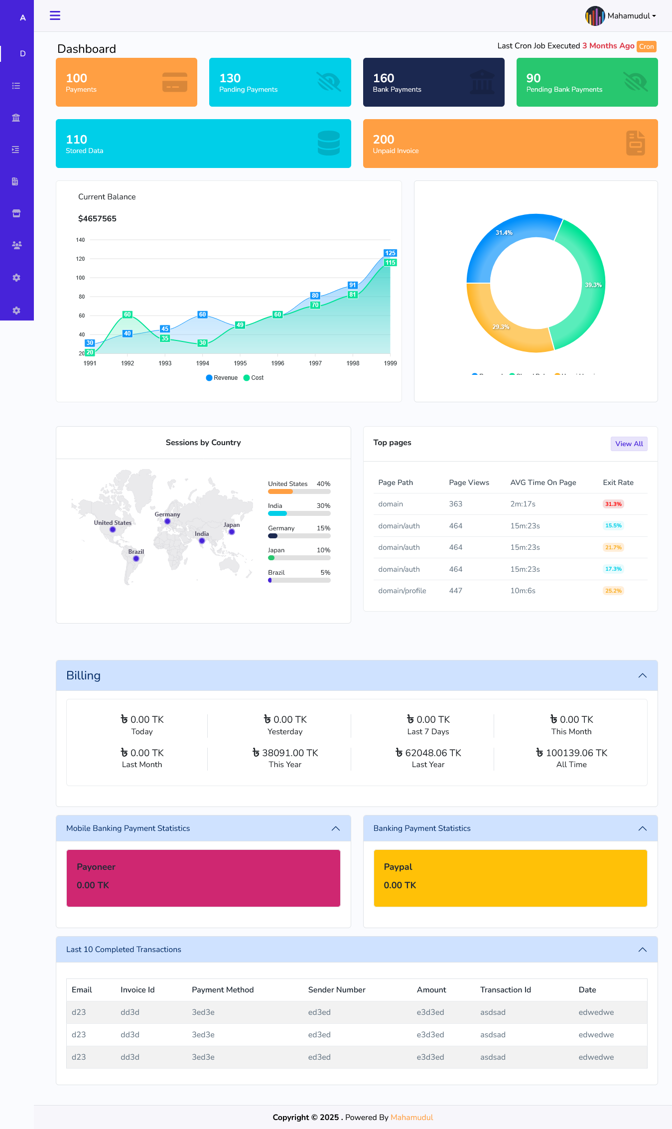 React js - Responsive Admin Dashboard Template - Reactjs by Tech_beauty