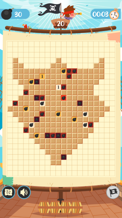 Pirate Mineswiper - HTML5 Game, Construct 3 by EyeQStudio | CodeCanyon