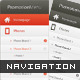 Modern Vertical Navigation, Web Elements | GraphicRiver