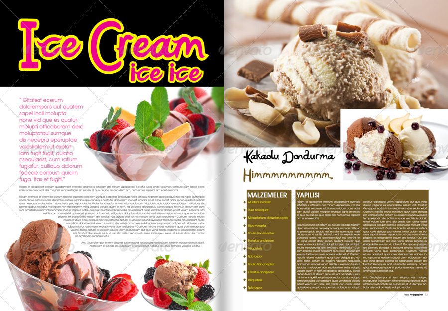 New Magazine 50 Pages Template, Print Templates | GraphicRiver