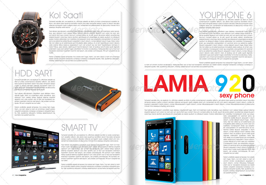 New Magazine 50 Pages Template, Print Templates | GraphicRiver