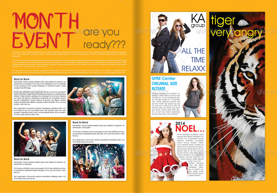 New Magazine 50 Pages Template, Print Templates | GraphicRiver