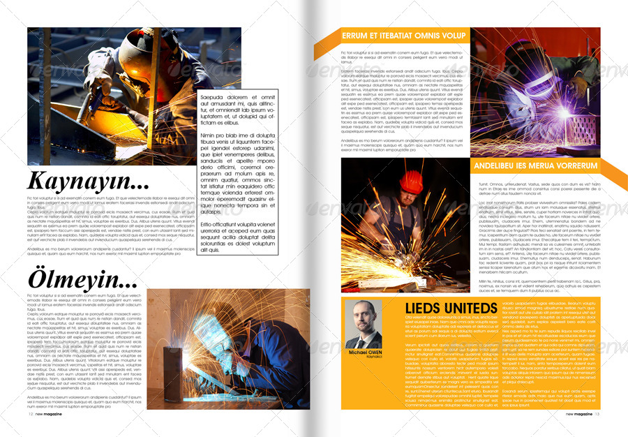 New Magazine 50 Pages Template, Print Templates | GraphicRiver