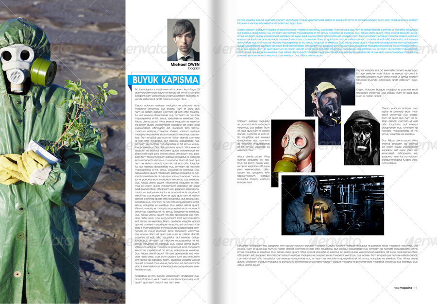New Magazine 50 Pages Template, Print Templates | GraphicRiver