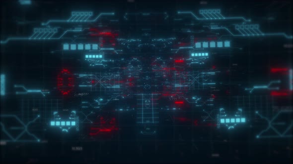 HUD Background Loop, Motion Graphics | VideoHive