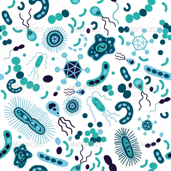 Bacterium Seamless by Evellean | GraphicRiver