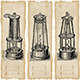 Safety Lamps, Vectors | GraphicRiver