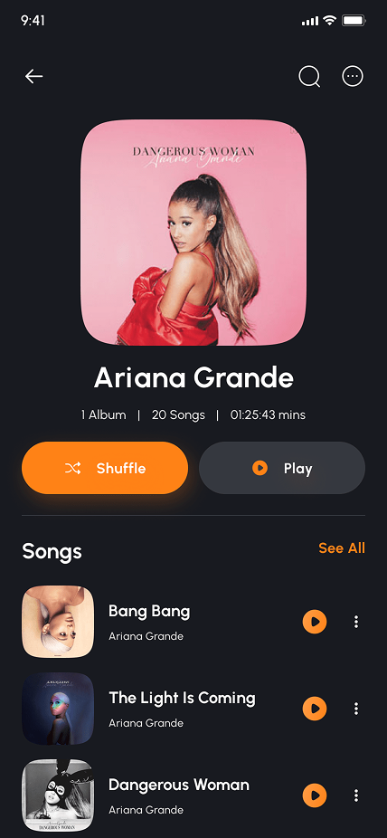 Mume - Music Player React Native CLI App Ui Kit by lalaWeb | CodeCanyon