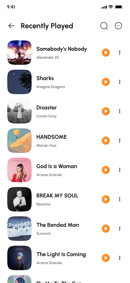 Mume - Music Player React Native CLI App Ui Kit by lalaWeb | CodeCanyon