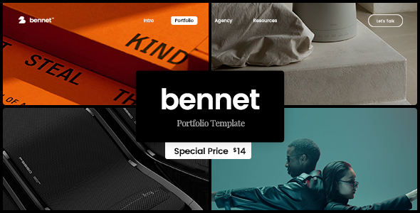 Bennet - Creative Portfolio HTML Template by ClaPat | ThemeForest