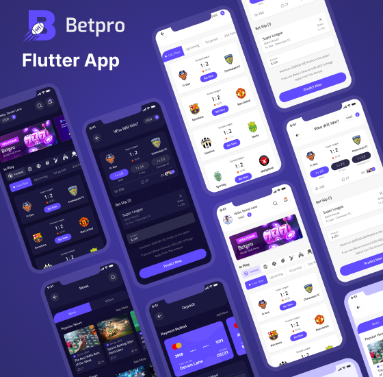 Betpro - Sports Betting Platform PHP Laravel Admin Panel With Flutter App ios and android by ...