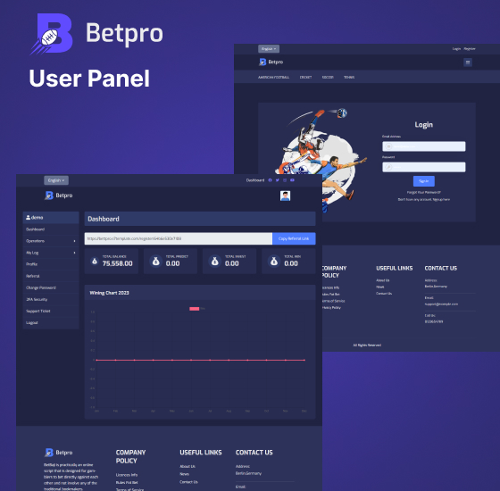 Betpro - Sports Betting Platform PHP Laravel Admin Panel With Flutter App ios and android by ...