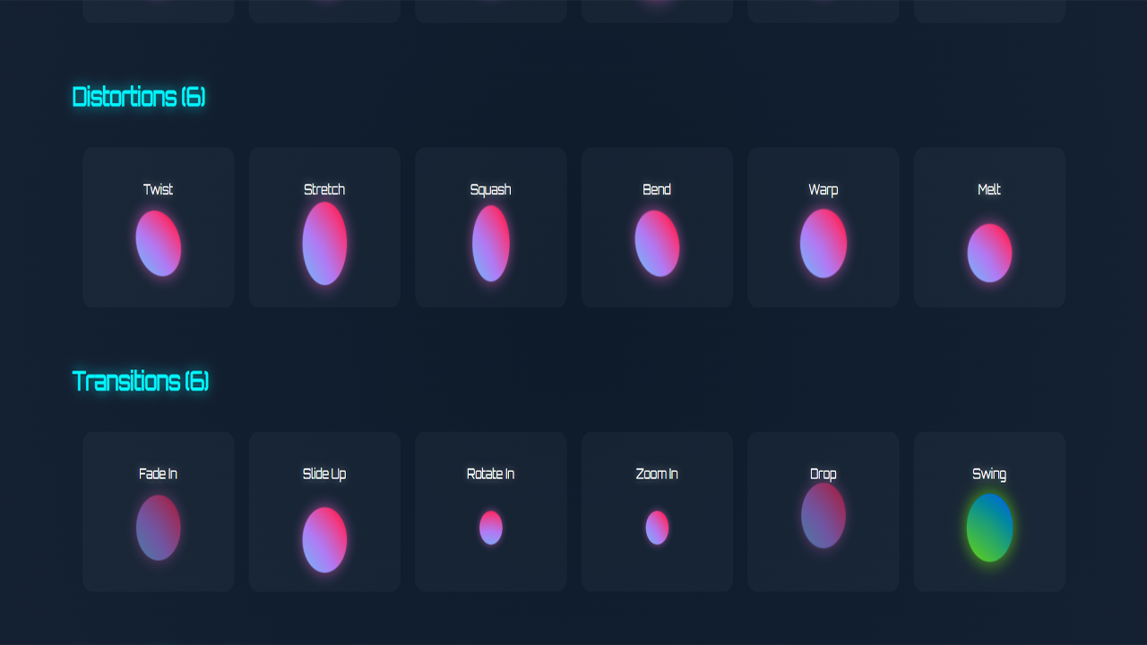 66 Enhanced 3D CSS Animations by laxsaj | CodeCanyon