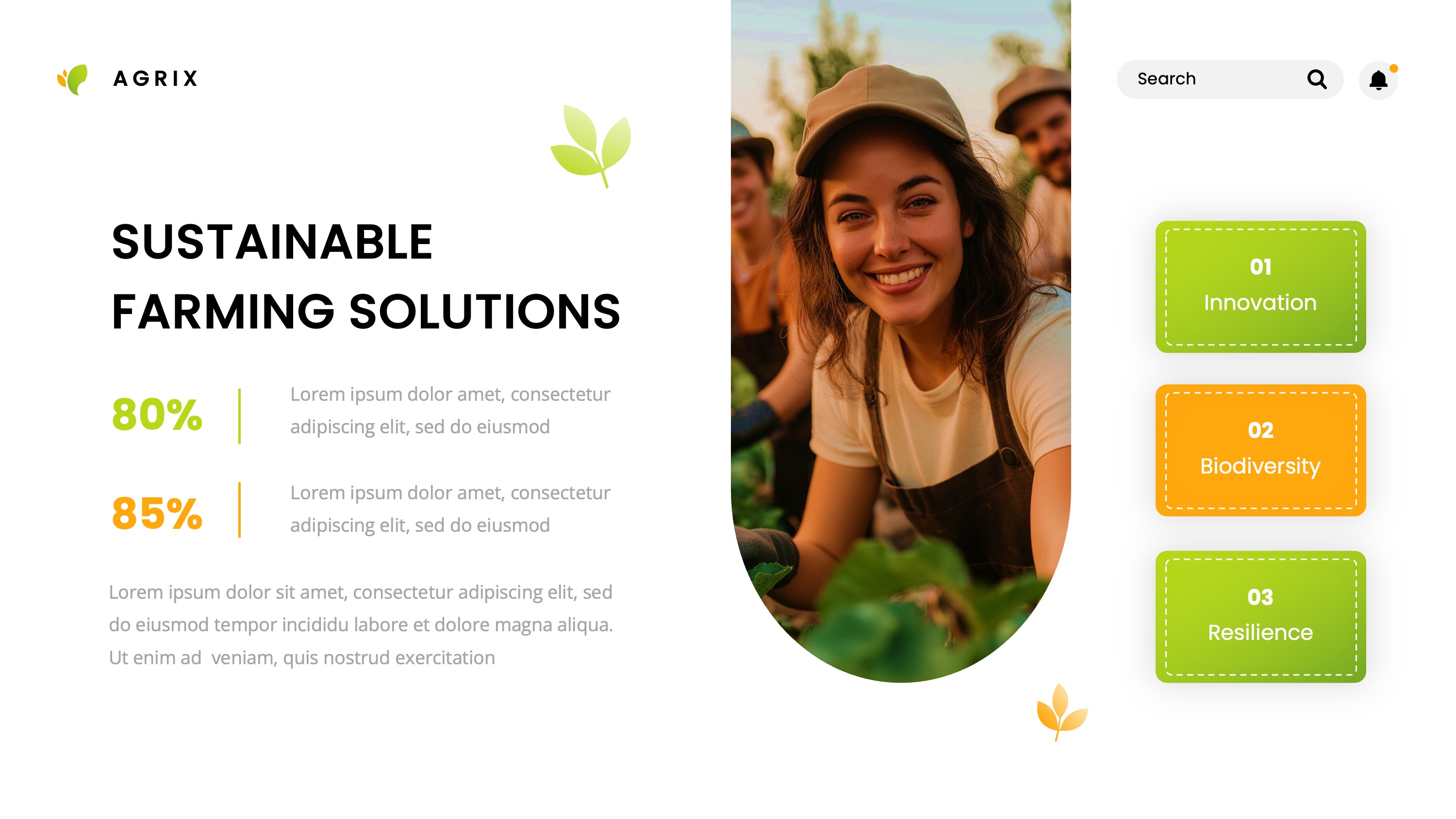 Agriculture PowerPoint, Presentation Templates | GraphicRiver