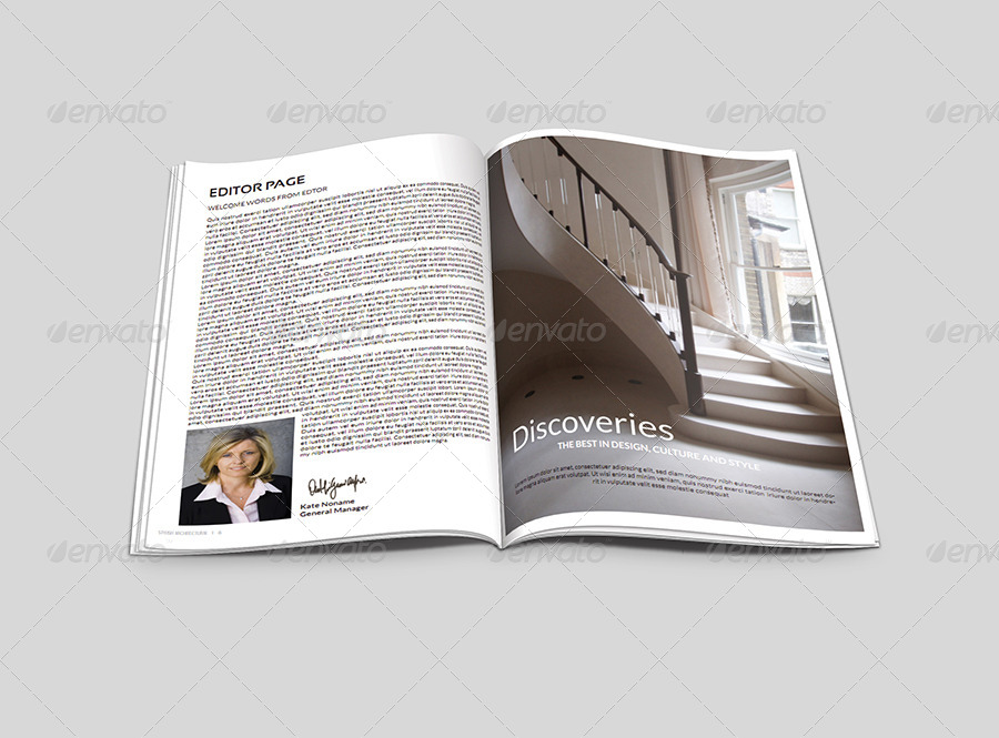 Architectural Magazine - 20 Pages, Print Templates | GraphicRiver