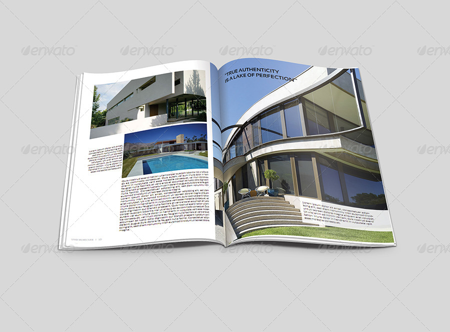 Architectural Magazine - 20 Pages, Print Templates | GraphicRiver