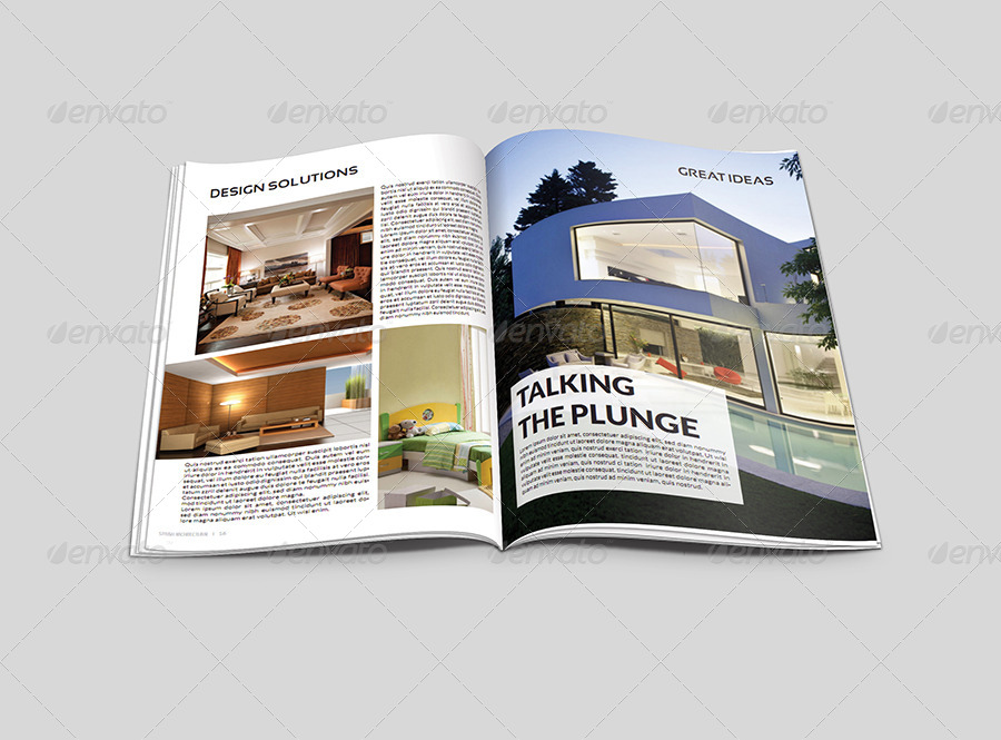 Architectural Magazine - 20 Pages, Print Templates | GraphicRiver