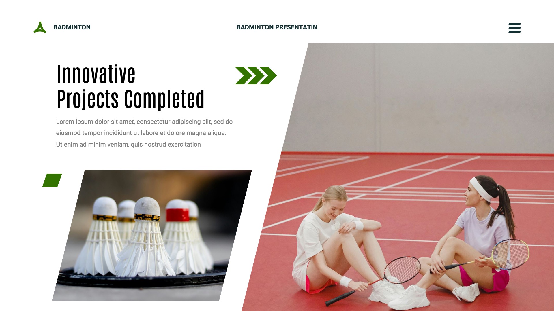 Badminton PowerPoint Template, Presentation Templates | GraphicRiver