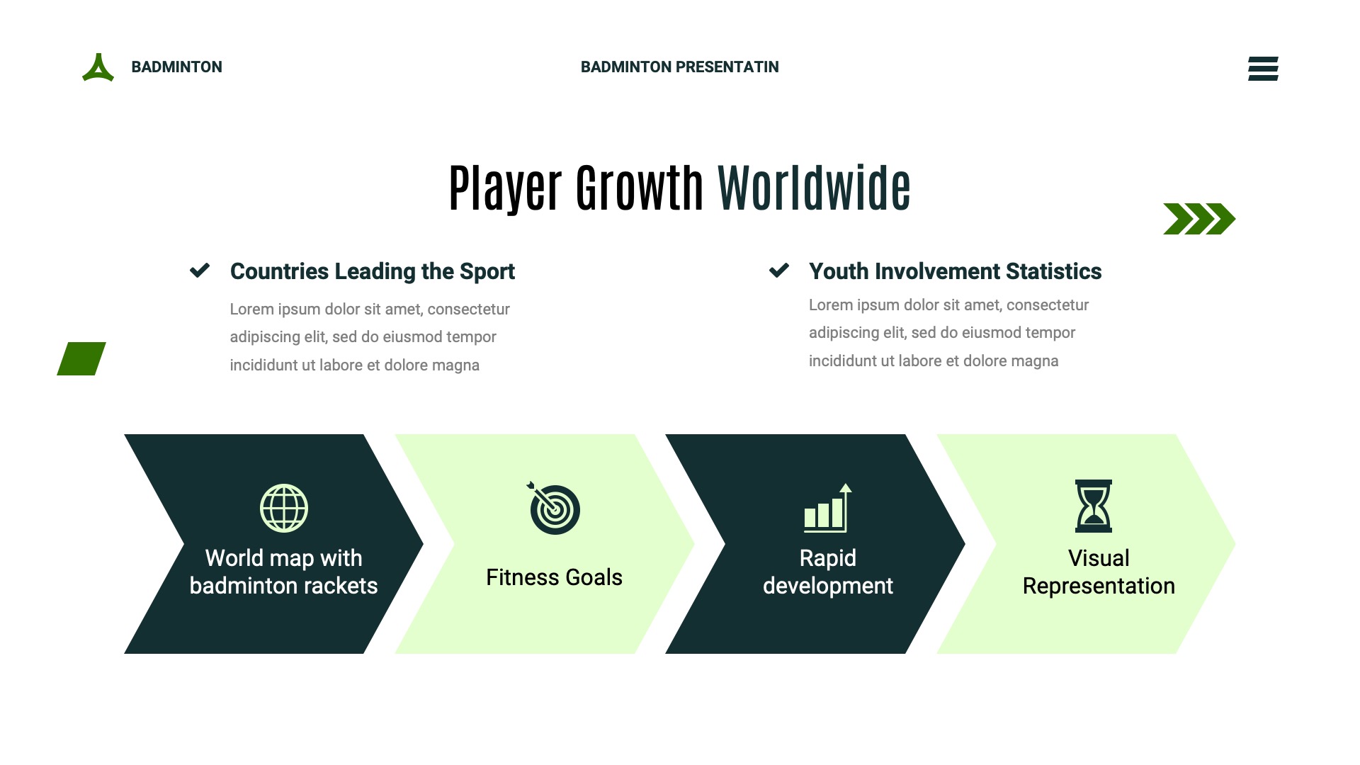 Badminton PowerPoint Template, Presentation Templates | GraphicRiver