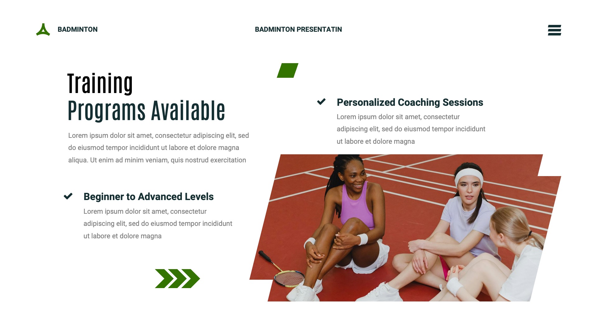 Badminton PowerPoint Template, Presentation Templates | GraphicRiver