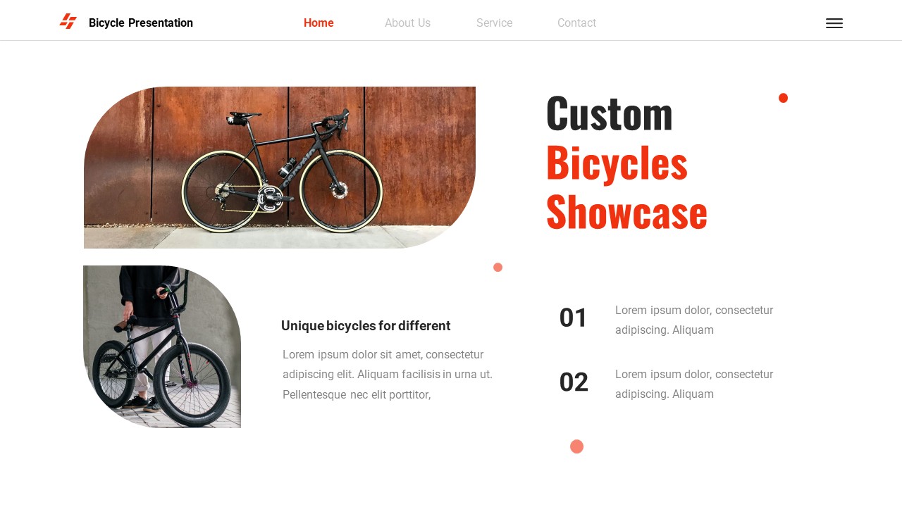 Bicycle PowerPoint Template, Presentation Templates | GraphicRiver