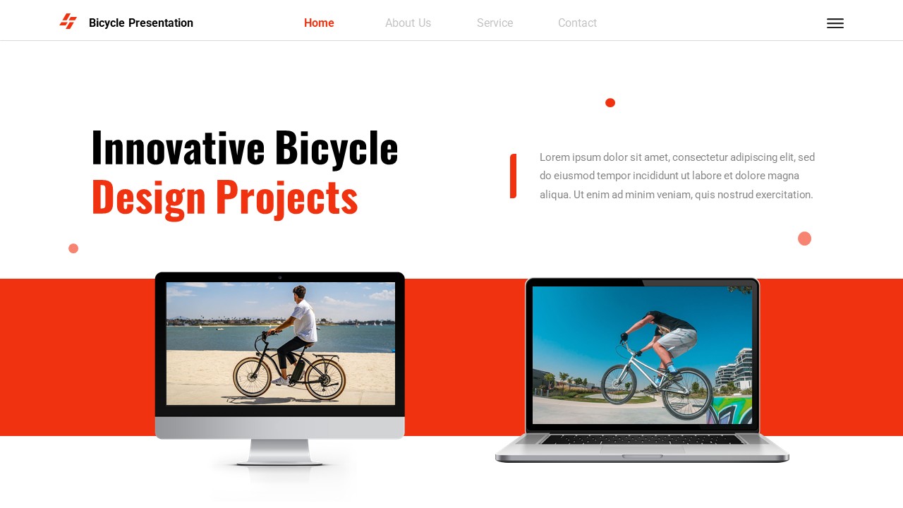 Bicycle PowerPoint Template, Presentation Templates | GraphicRiver