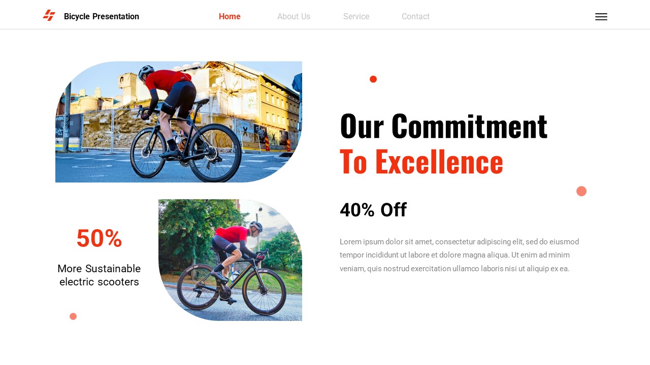 Bicycle PowerPoint Template, Presentation Templates | GraphicRiver