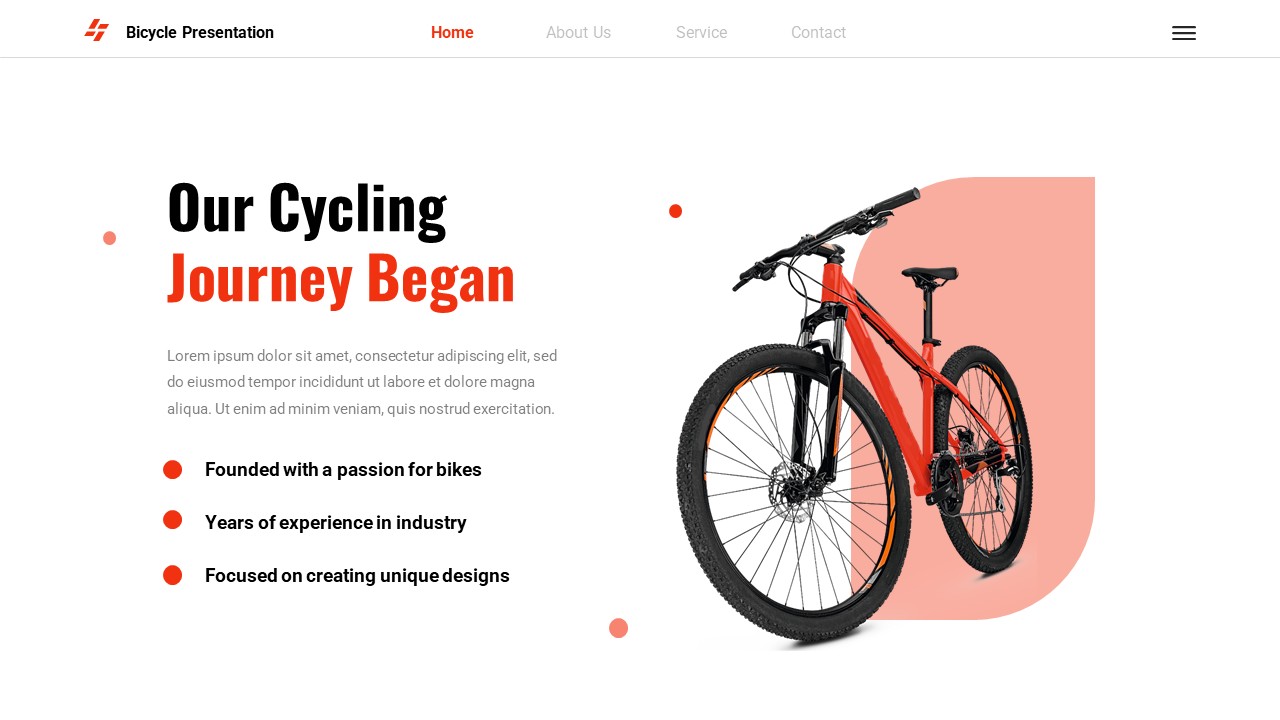 Bicycle PowerPoint Template, Presentation Templates | GraphicRiver