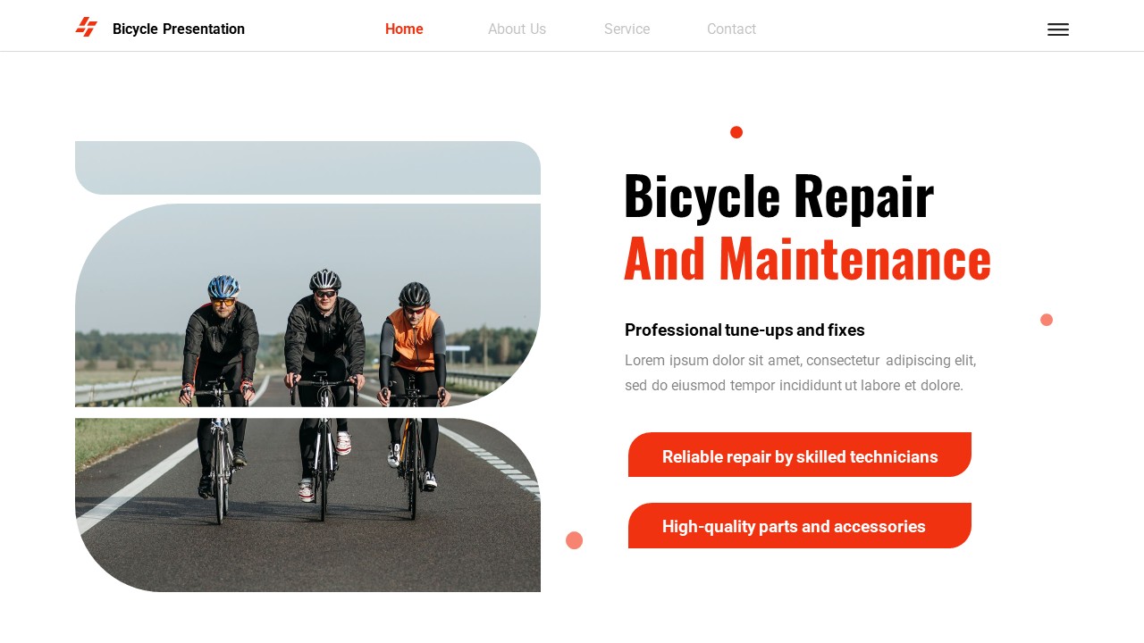Bicycle PowerPoint Template, Presentation Templates | GraphicRiver