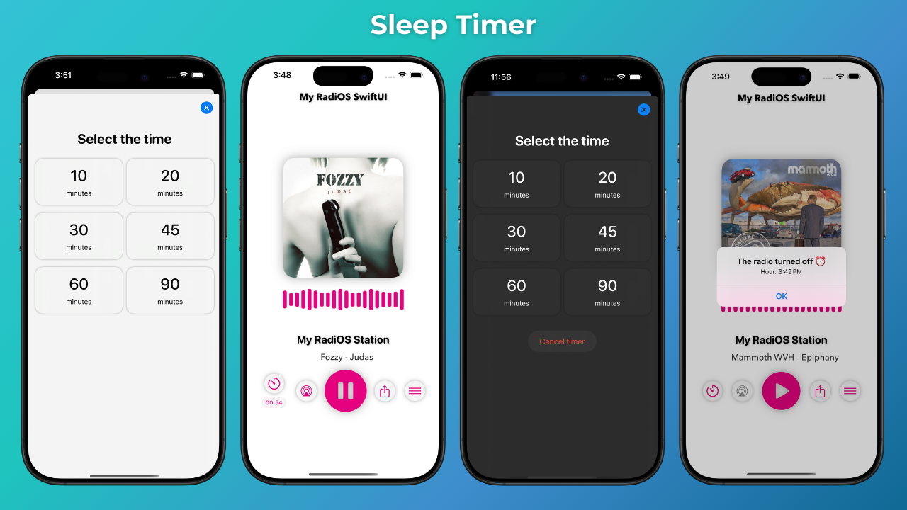 My RadiOS SwiftUI APP Radio iOS 18, Swift Radio, iOS App Template (Single Station) by devrobot