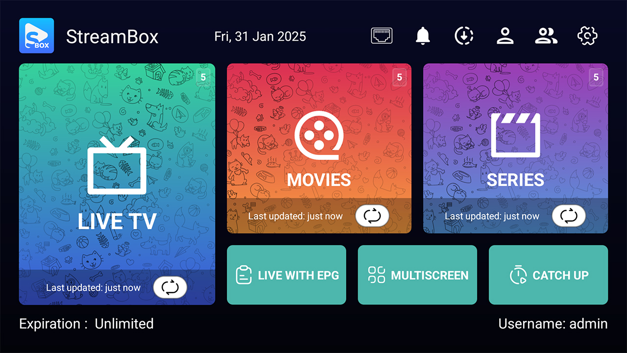 StreamBox - IPTV Player for Android, TV, Mobile, Tablets, Firestick & Chromebook by nemosofts