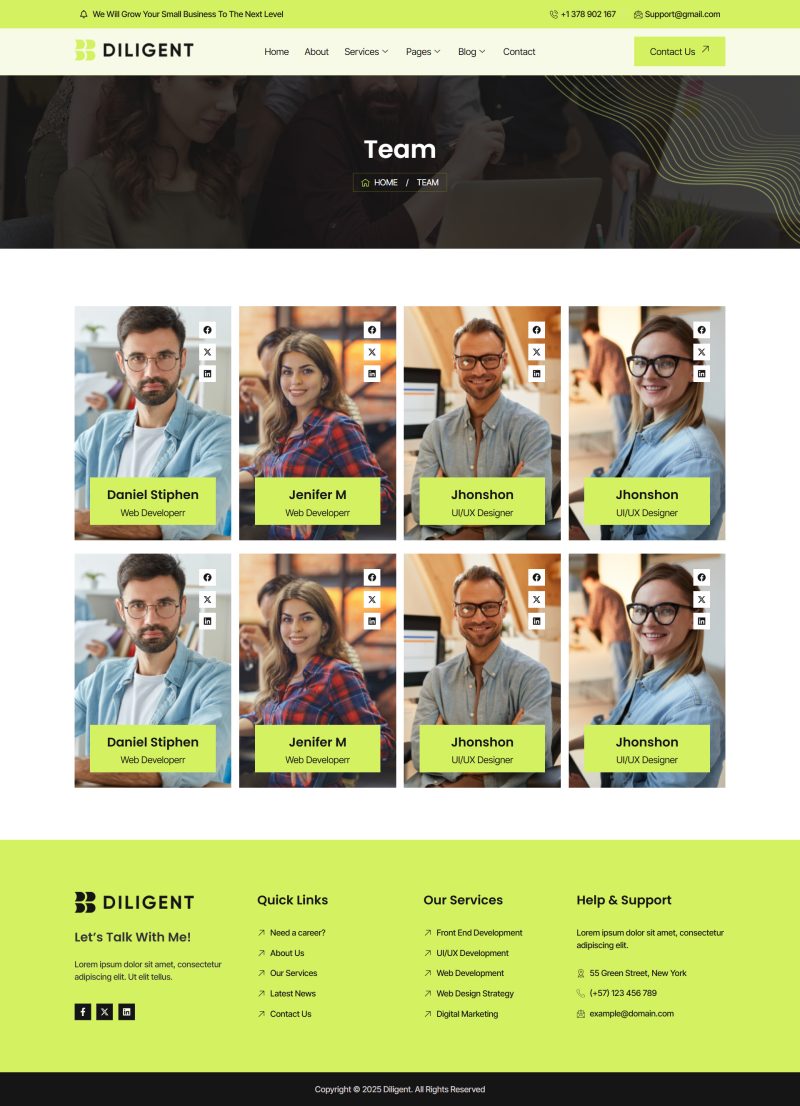 Diligent - Creative Agency & Portfolio Elementor Template Kit by Thememx