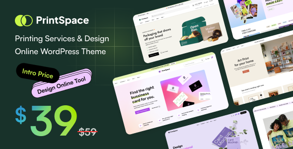 PrintSpace - Printing Services & Design Online WooCommerce WordPress ...