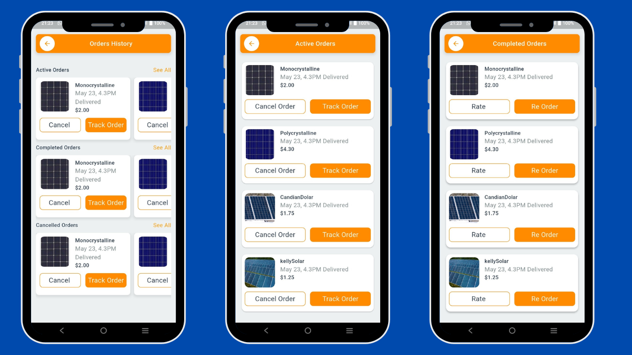 Solar & Solar Panel App Flutter Template E-Commerce Store | Solar ...