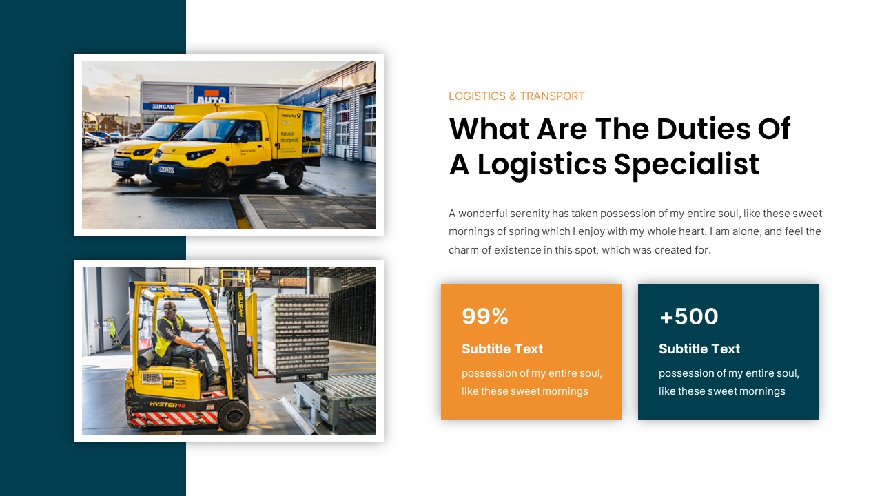 Logixtic - Logistics & Transport PowerPoint Template, Presentation ...