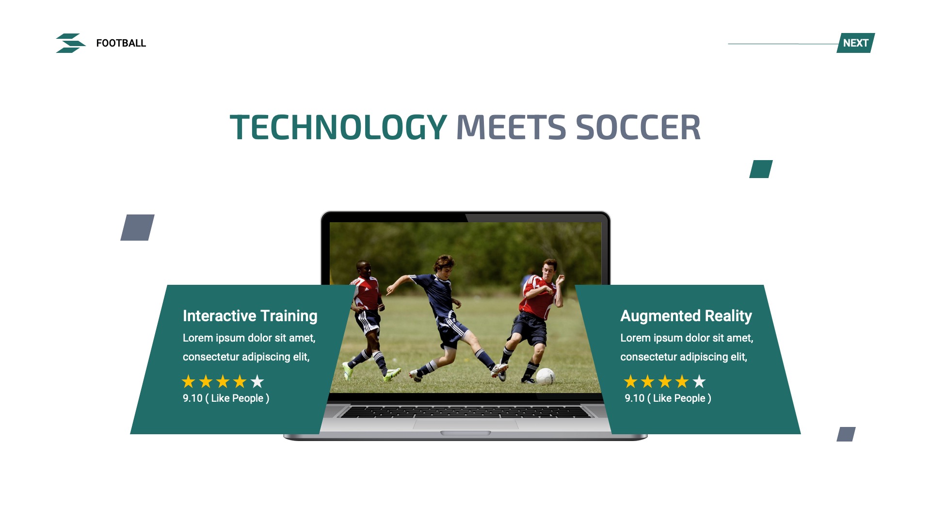 Football Google Slide Template, Presentation Templates | GraphicRiver