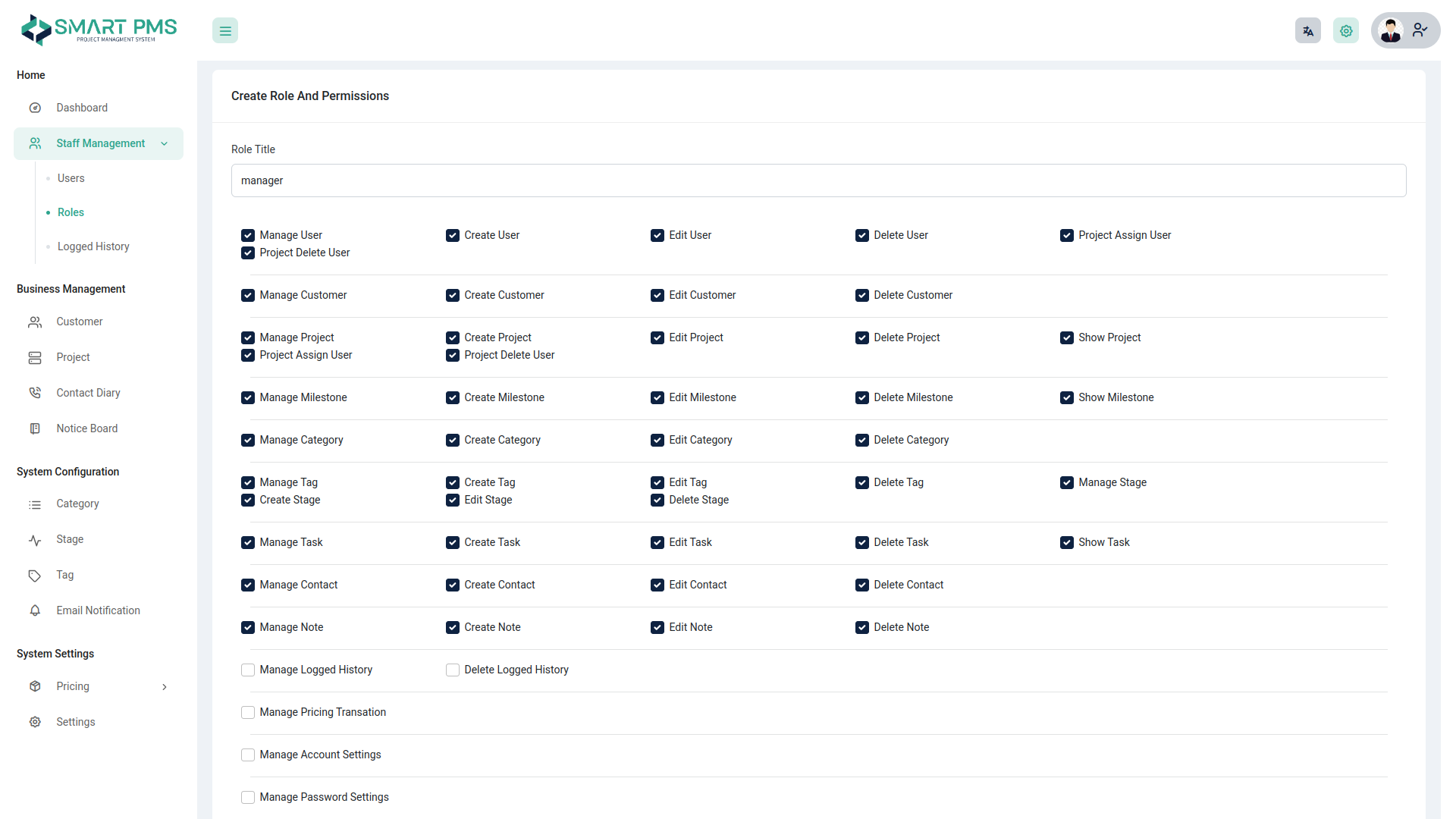 Smart PMS SaaS - Project Managment System by smartwebinfotech | CodeCanyon