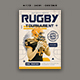 Rugby Tournament Flyer, Print Templates | GraphicRiver